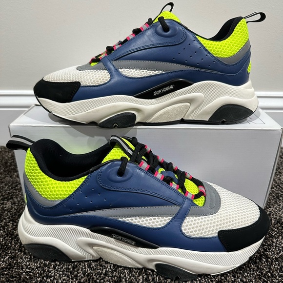 Dior | Shoes | Dior X Kim Jones B22 Blue Green White Sneakers | Poshmark